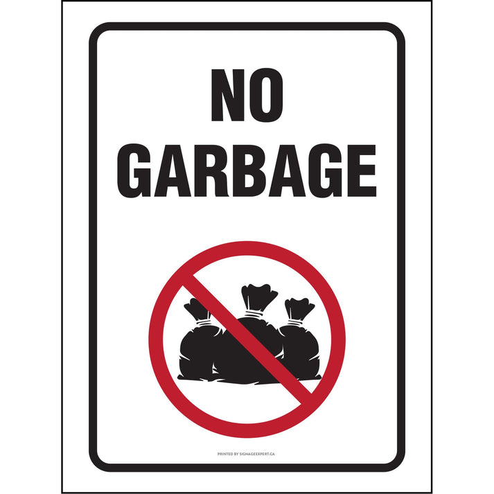 No Garbage – Signage Expert